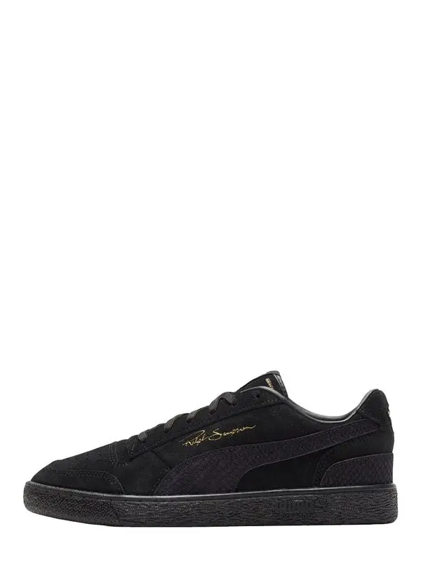 PUMA Ralph Sampson Lo Reptile Low Top Sneakers - Black