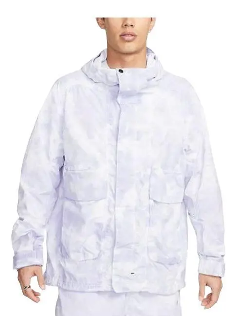 Nike Tech Pack Woven Hooded Jacket - Indigo Haze/multi-color