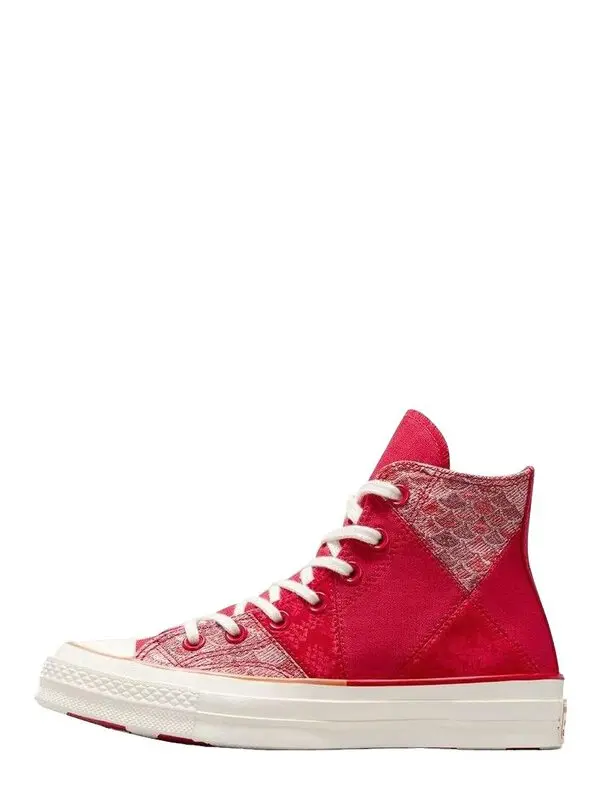 CONVERSE Chuck Taylor All Star 1970s Yotd Patchwork High Top Sneakers - Red