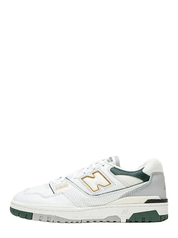 NEW BALANCE 550 Sneakers - White/green/yellow