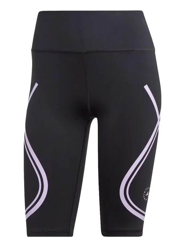 Adidas Stella Mccartney Truepace Bike Running Leggings - Black/purple Glow