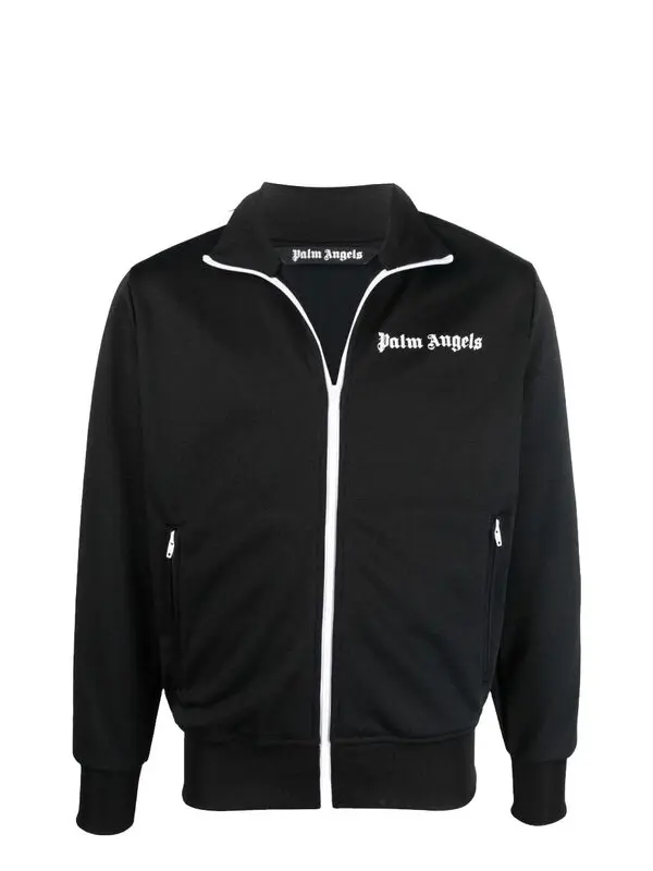 Palm Angels Classic Track Jacket - Black/white