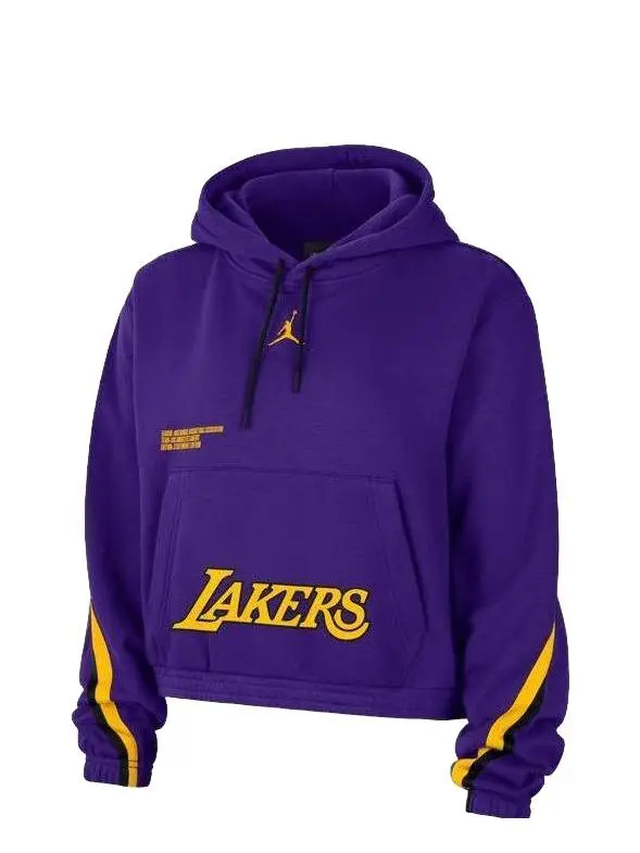 JORDAN X Los Angeles Lakers Courtside Statement Edition Pullover Hoodie - Purple/multi-color