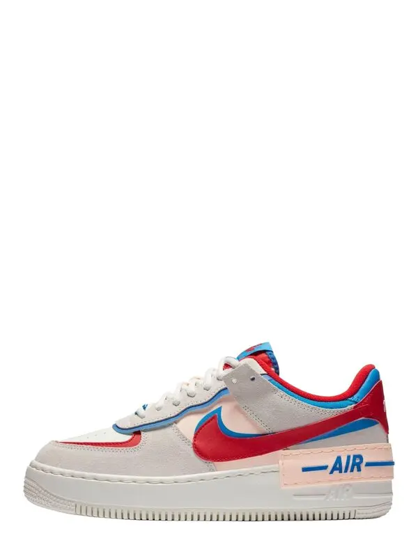 Nike Force 1 Shadow Sneakers - Grayredblue