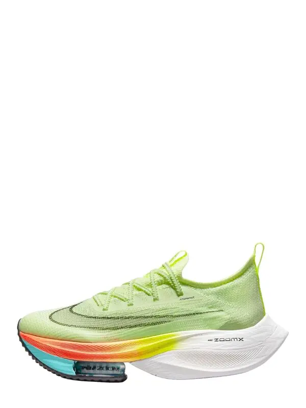 Nike Zoom Alphafly Next% "fast Pack" Sneakers - Barely Volt/black/hyper Orange