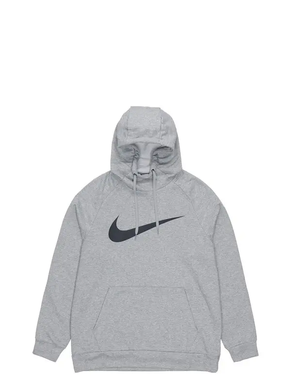 Nike Swoosh Graphic Hoodie - Light Gray