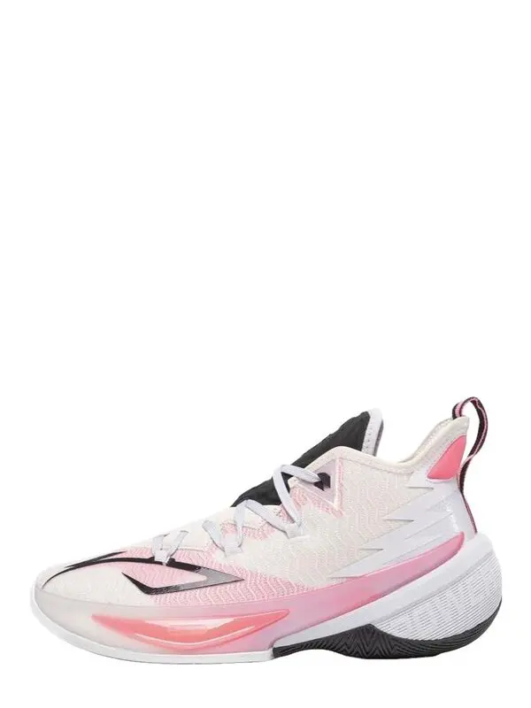 LI-NING Power 9 Athletic Sneakers - White/pink
