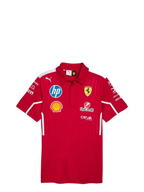 PUMA Scuderia Ferrari Hp 2025 Team Polo - Red