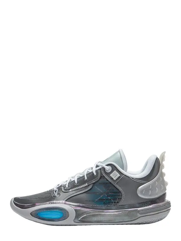 LI-NING Wade All City V2 'dna' Sneakers - Grey/silver/blue
