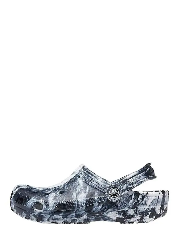 CROCS Beach Marble Clogs - Black/white