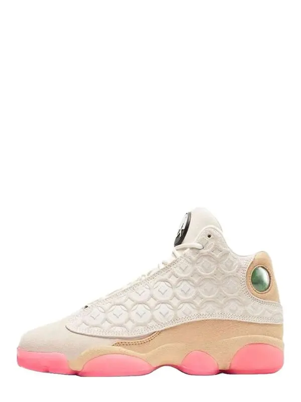 JORDAN 13 Retro "chinese New Year" Sneakers - Pale Ivory/black-digital Pink-club Gold-white