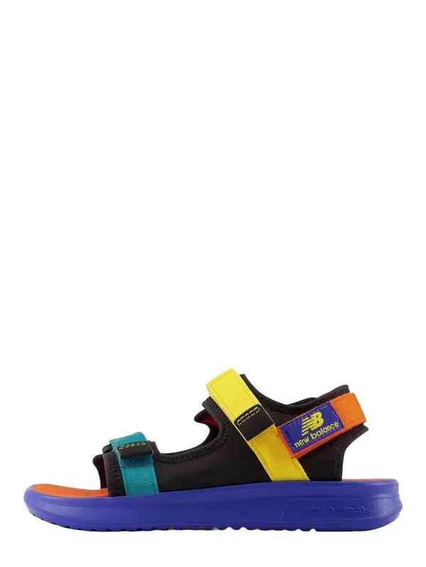 NEW BALANCE 750 Hook And Loop Sandals - Black/yellow/green
