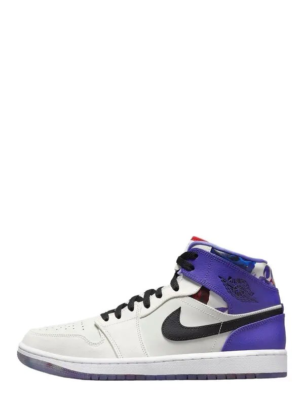 JORDAN 1 Mid Se "valentine's Day Flowers" Sneakers - Blue