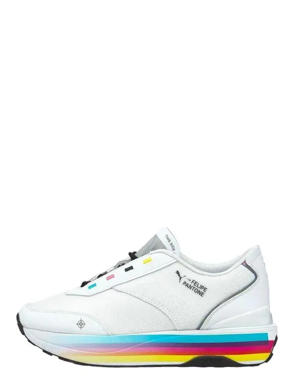 PUMA Cruise Rider "felipe Pantone" Sneakers - White/blue/yellow