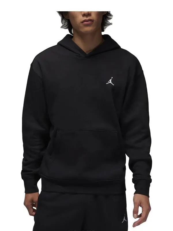 JORDAN Fleece Pullover Hoodie - Black