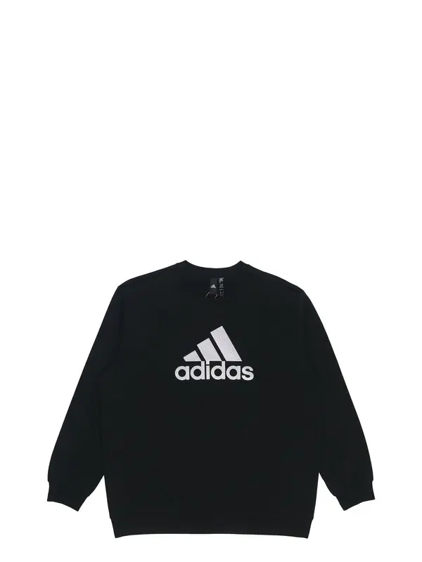 Adidas Logo Printing Round Neck Pullover Long Sleeve - Default Colorway