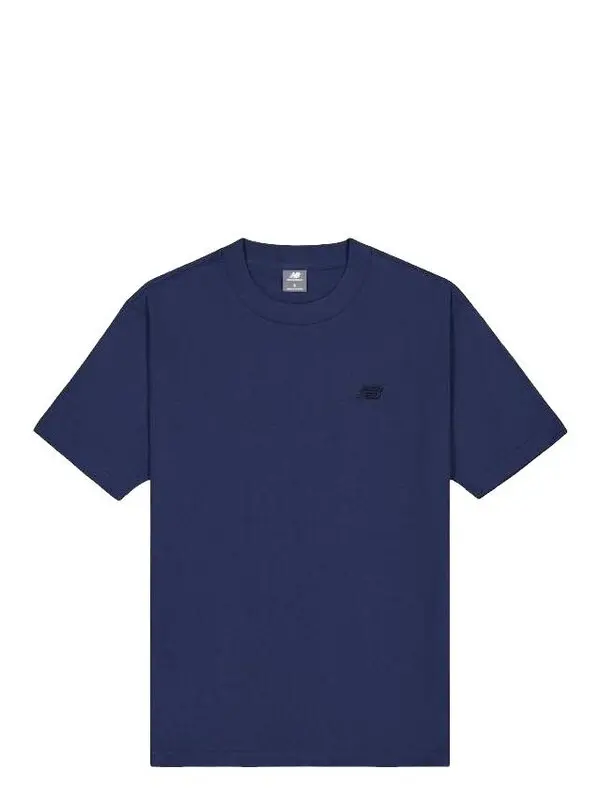 NEW BALANCE Athletics Cotton T-shirt Asia Sizing - Navy
