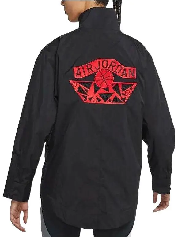 JORDAN X Nina Chanel Abney Jacket - Black/red