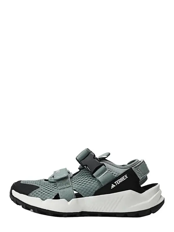Adidas Hydroterra Sandals - Silver Green/core Black/crystal Jade