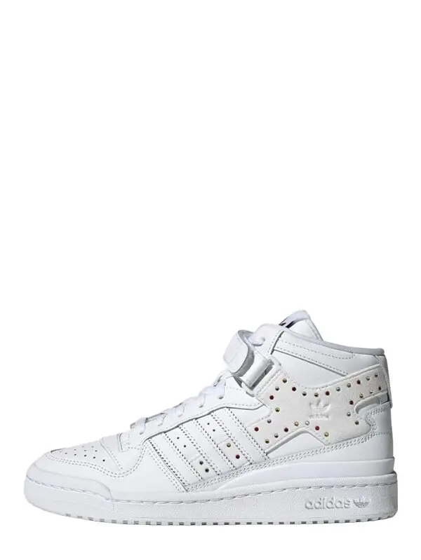 Adidas Swarovski X Forum Mid Sneakers - White