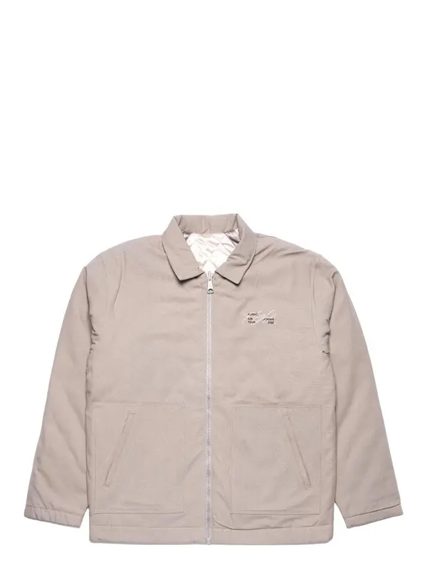 JORDAN Flight Heritage Reversible Jacket 'stone Gray - Stone Grey