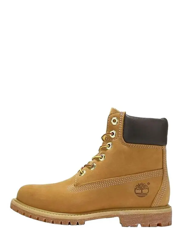 Timberland Icon Waterproof Nubuck Leather Boots - Yellow/black