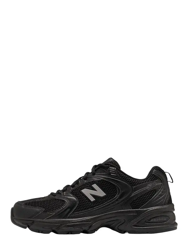 NEW BALANCE 530 Retro Lace Up Sneakers - Black