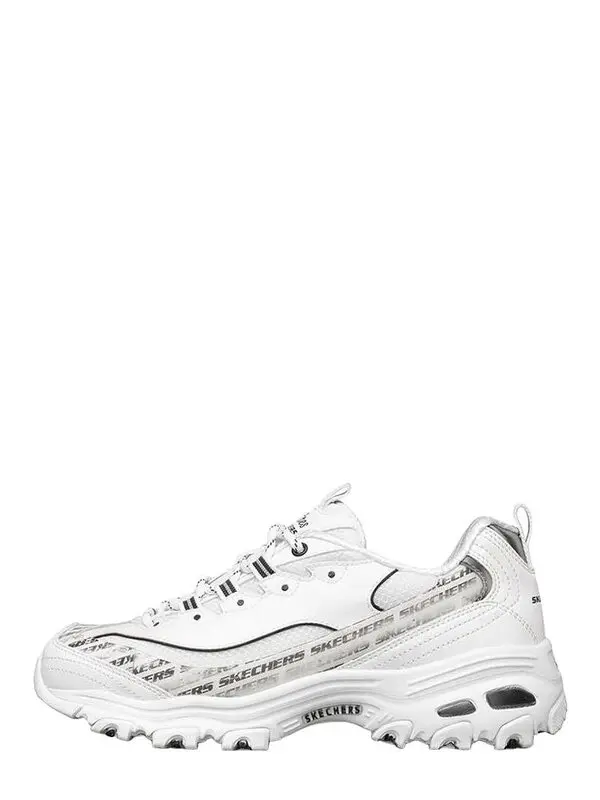 Sketchers D'lites 1.0 Low Top Sneaker - White/black
