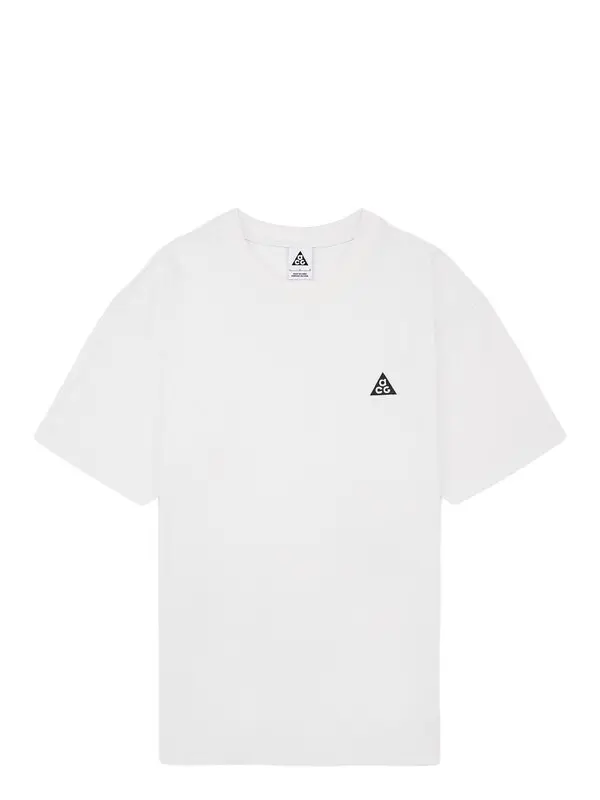 Nike X Ss22 Solid Color Round Neck Loose Short Sleeve White T-shirt - Multi-color