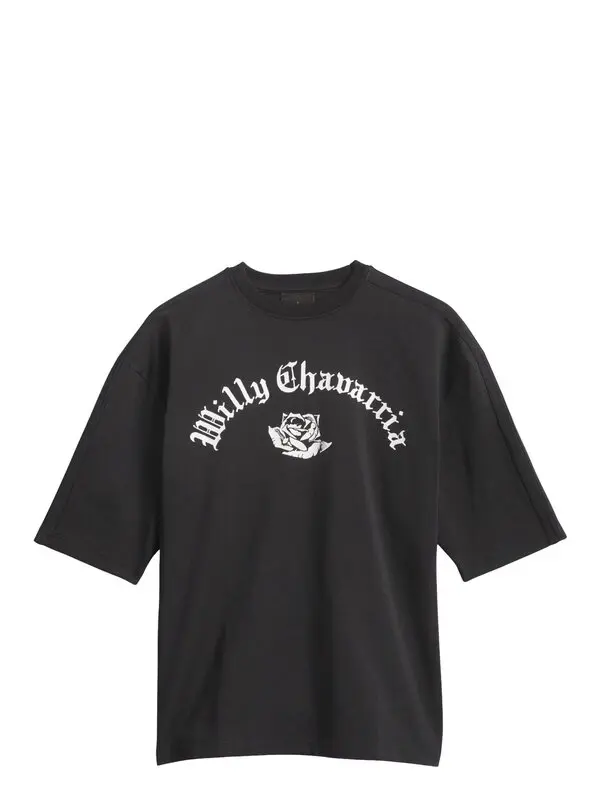 Adidas X Willy Chavarria Signature T-shirt - Black