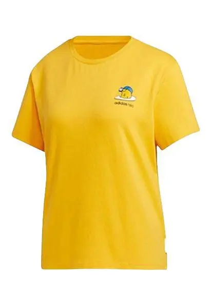 Adidas Neo Gdtm Bf Tee Crossover Sports Short Sleeve - Yellow