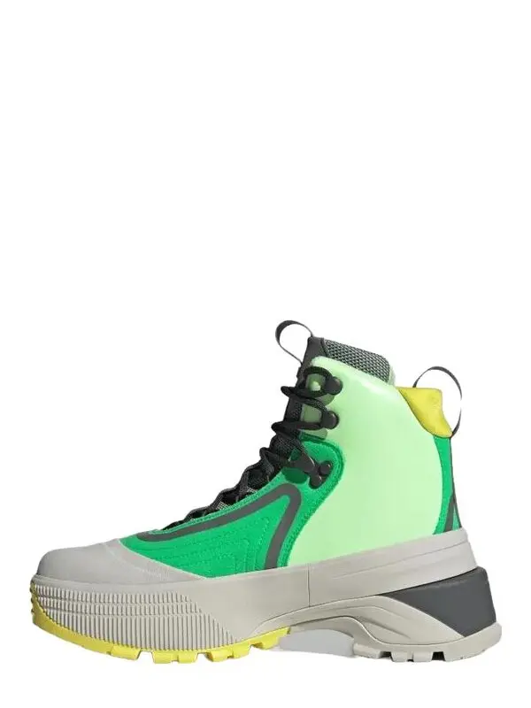 Adidas Stella Mccartney X Terrex Lace-up Hiking Boot - Solar Lime/green Spark/chalk Pearl