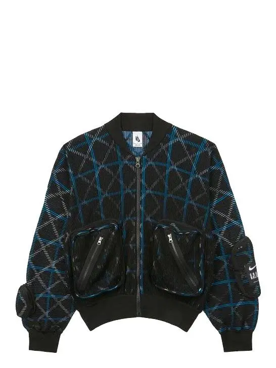 Nike Ma-1 Bomber Jacket With Multiple Pockets - Black