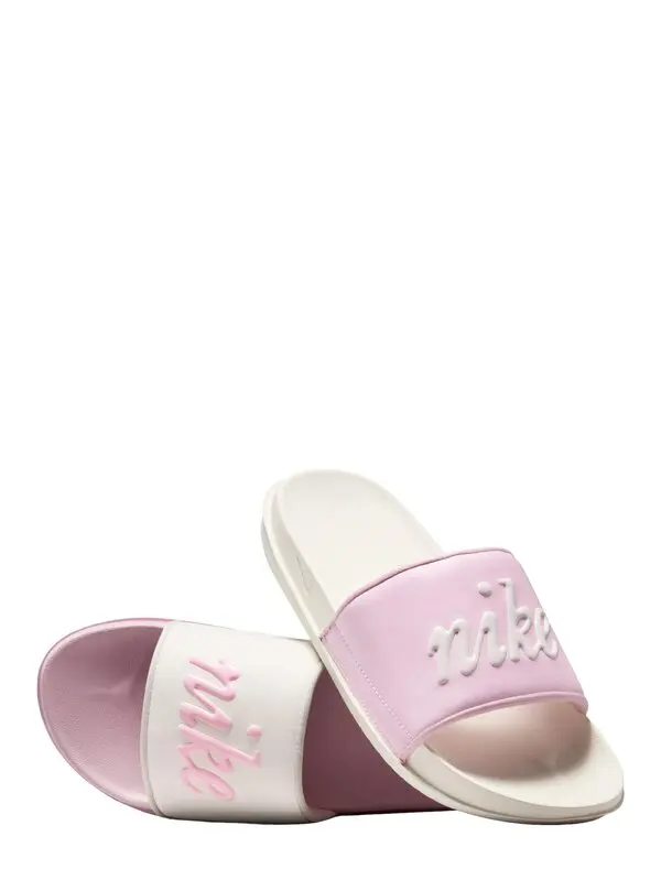 Nike Offcourt Slides - Sail/pink
