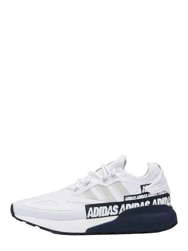 Adidas Zx 2k Boost Sneakers With Graphic Logo Detailing - White