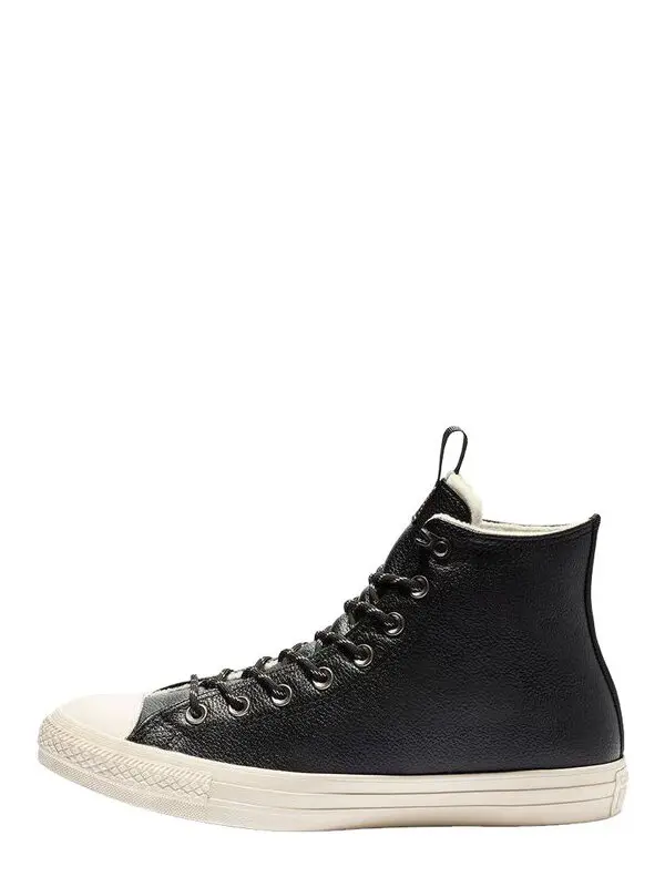 CONVERSE Chuck Taylor All Star Hi Leather High Top Sneakers - Black