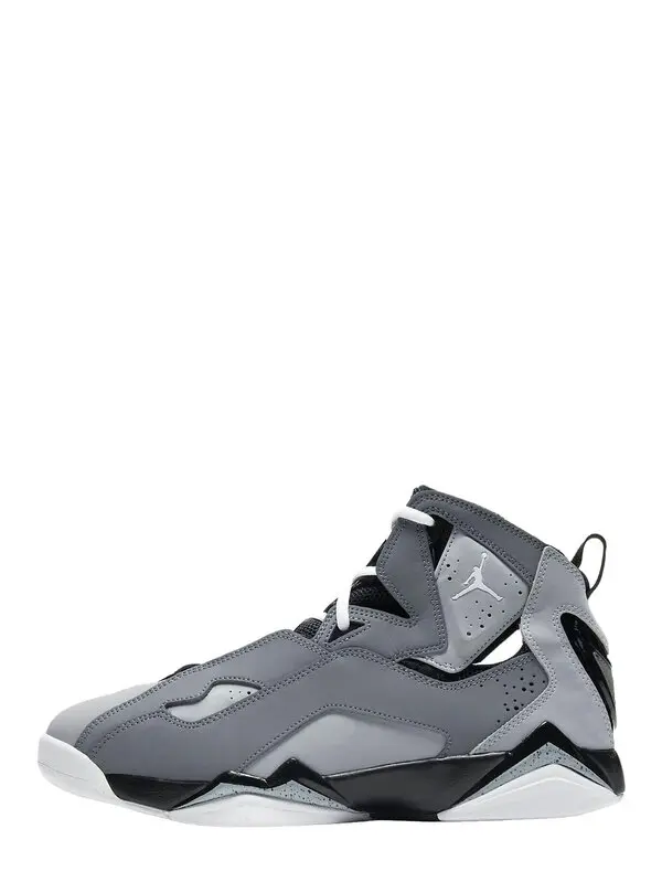 JORDAN True Flight High Top Sneakers - Grey/white/black