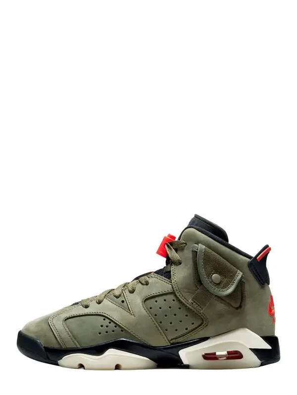 JORDAN Air 6 Retro Sp Travis Scott 'olive' Sneakers - Medium Olive/infrared-black-sail