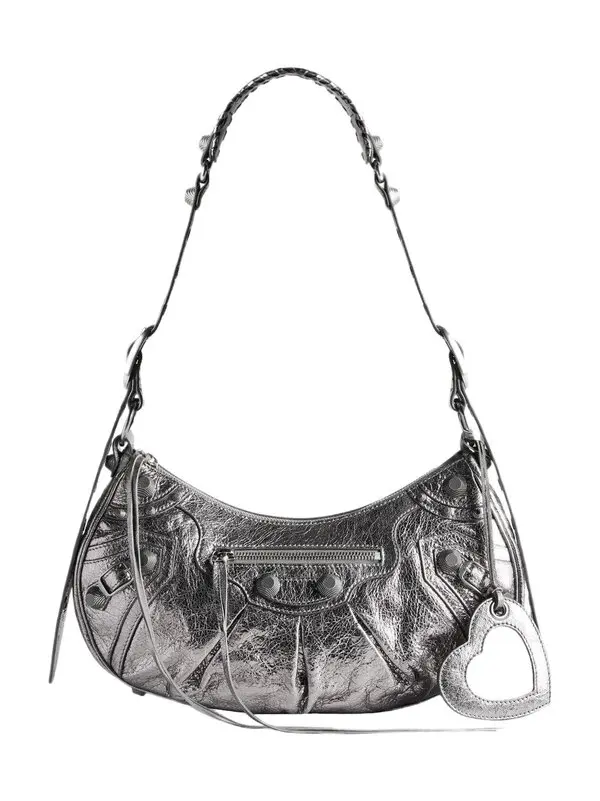 Balenciaga Le Cagole Small Shoulder Bag - Silver