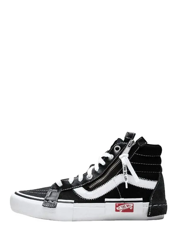 VANS Sk8-hi Cap Lx High Top Sneakers With Zipper Detail - Black