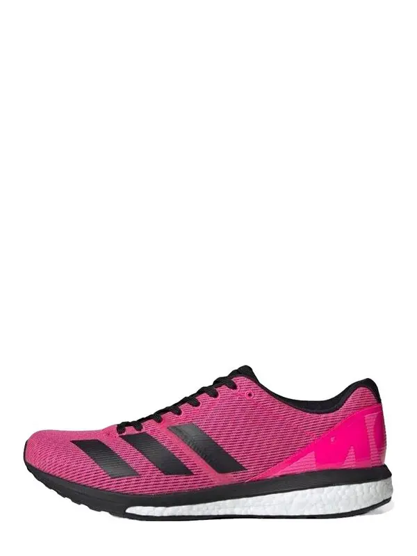 Adidas Adizero Boston 8 Wide Athletic Sneakers - Pink