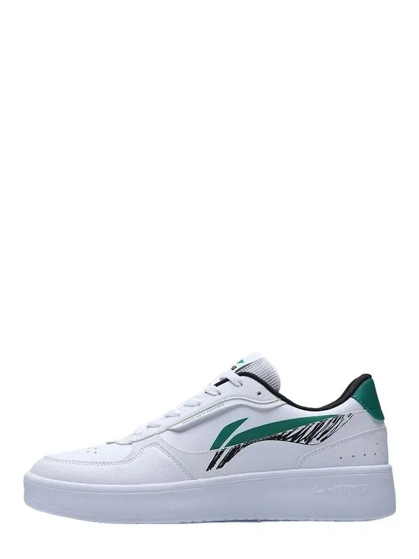 LI-NING Classic Leisure Sneakers - White/green/black