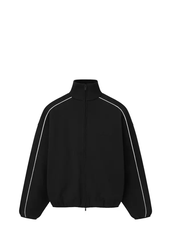 Fear Of God Modern Track Jacket - Jet Black/white Cloud