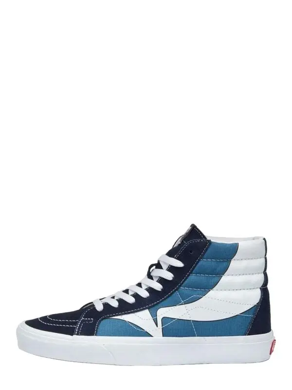 VANS Sk8-hi Reissue Sneakers - Blue/white