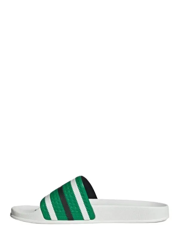 Adidas Adilette Slides - Green/white