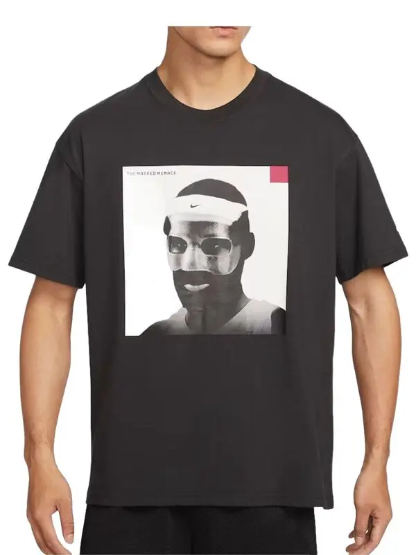Nike Lebron T-shirt Asia Sizing 'masked Menace - Black