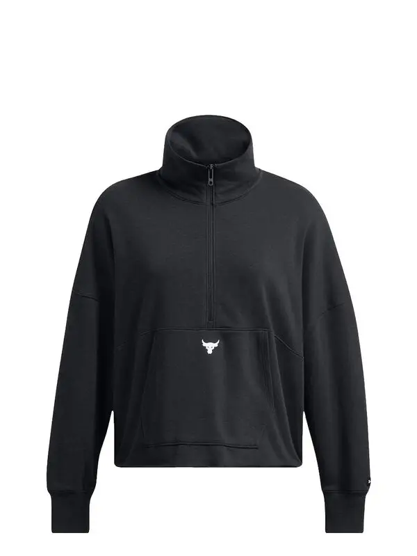 Under Armour Project Rock Half Zip Top - Black