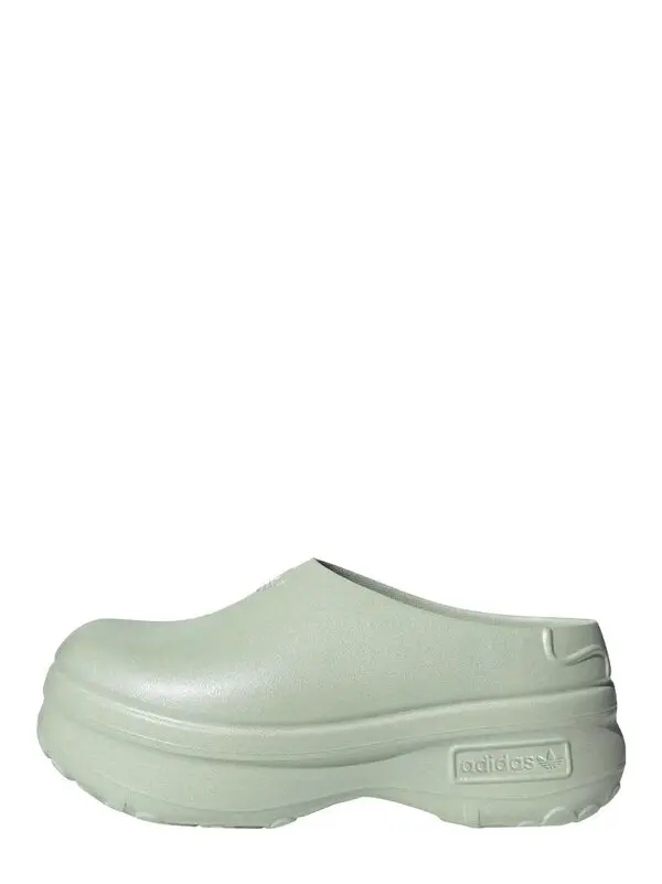 Adidas Adifom Stan Smith Mules - Linen Green Metallic/cloud White/linen Green