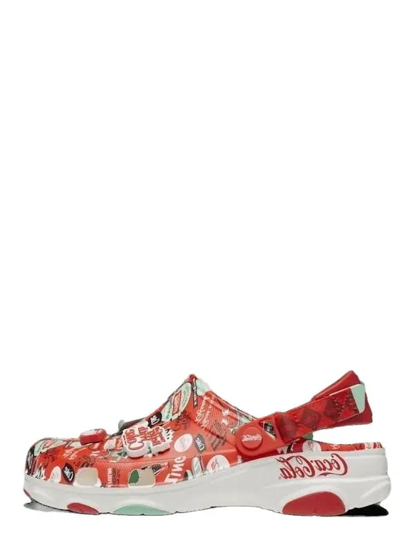 CROCS All-terrain Clogs "coca Cola Red - Red/white