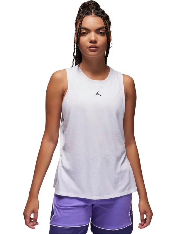 JORDAN Air Sport Diamond Tank Top - White
